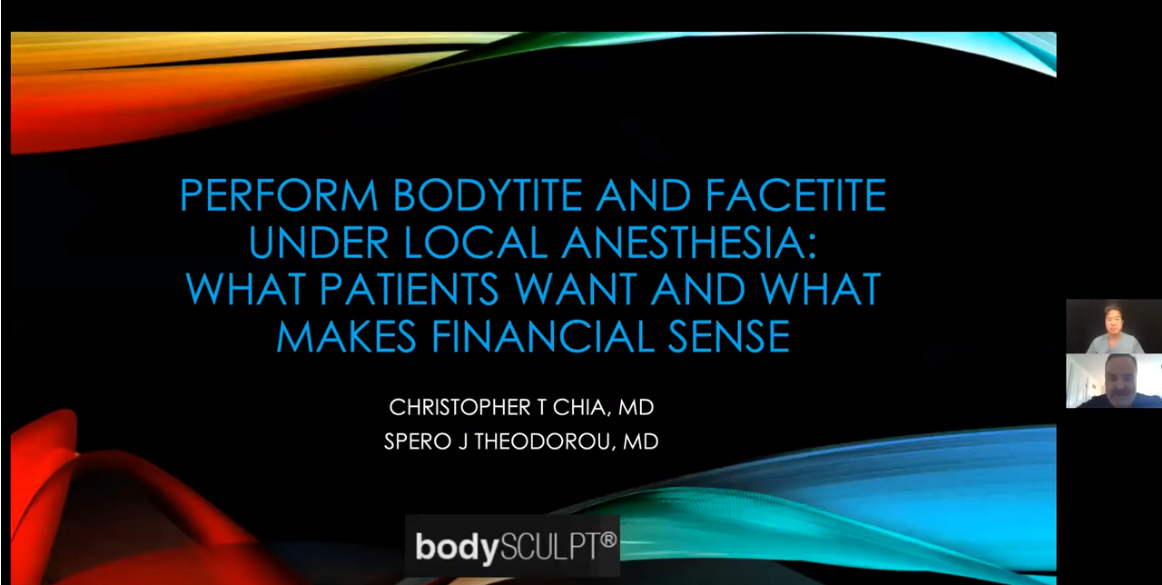 FaceTite & BodyTite - Local Anesthesia | InMode University